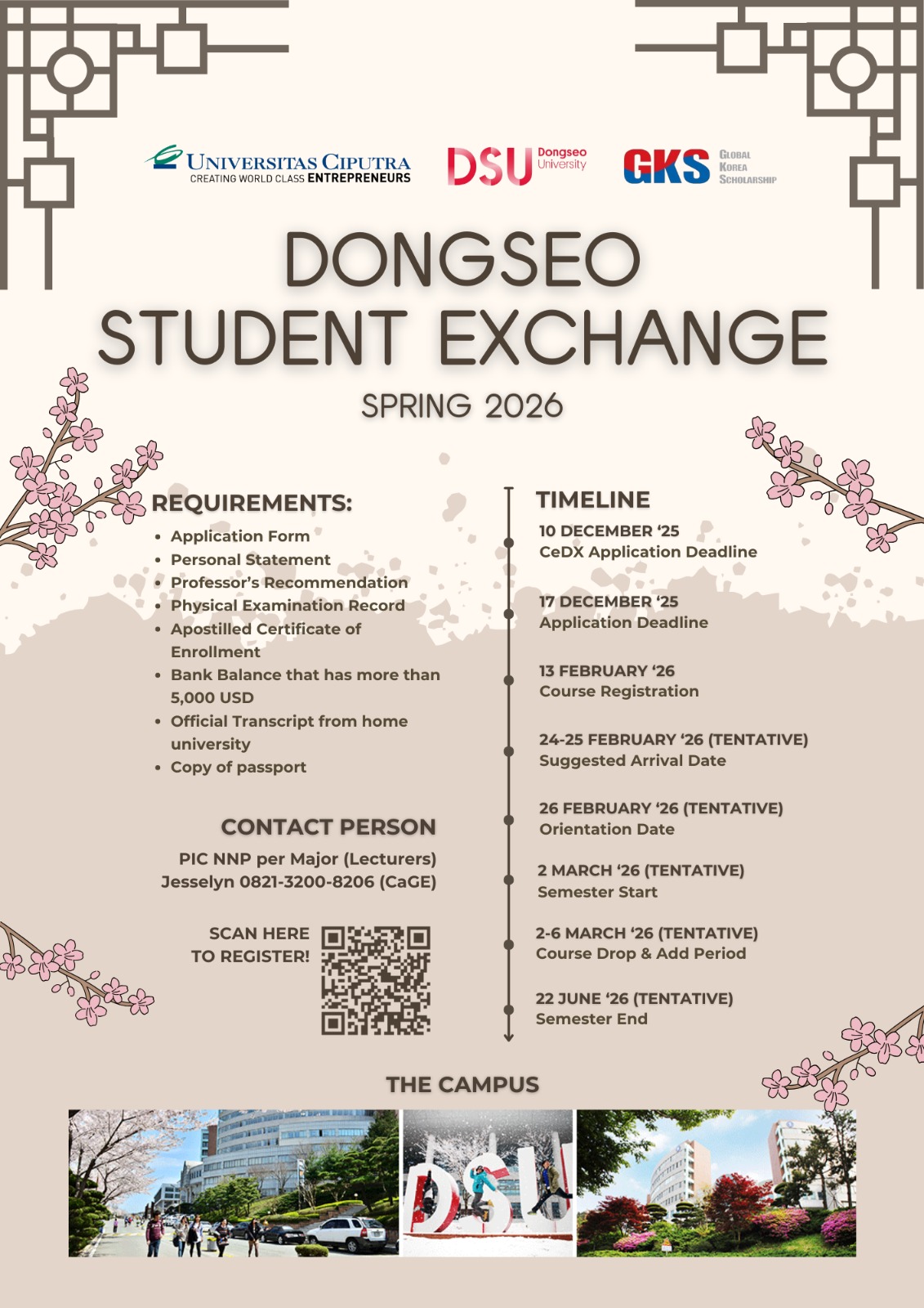 Dongseo Student Exchange - CaGE International