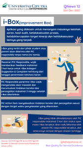 i-Box (Improvement Box) – Quality Assurance