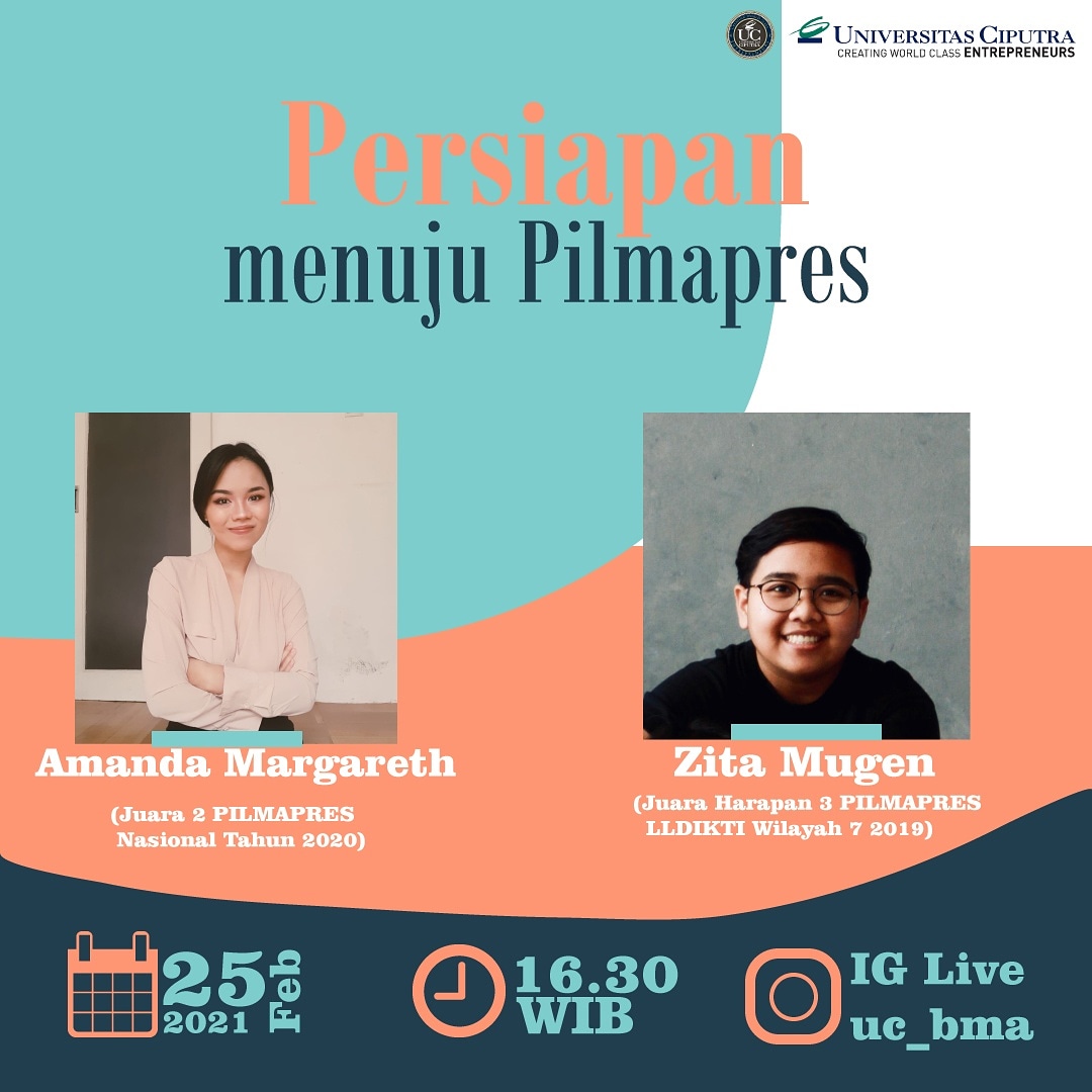 Sharing Pilmapres 2021 - Student Affairs Universitas Ciputra