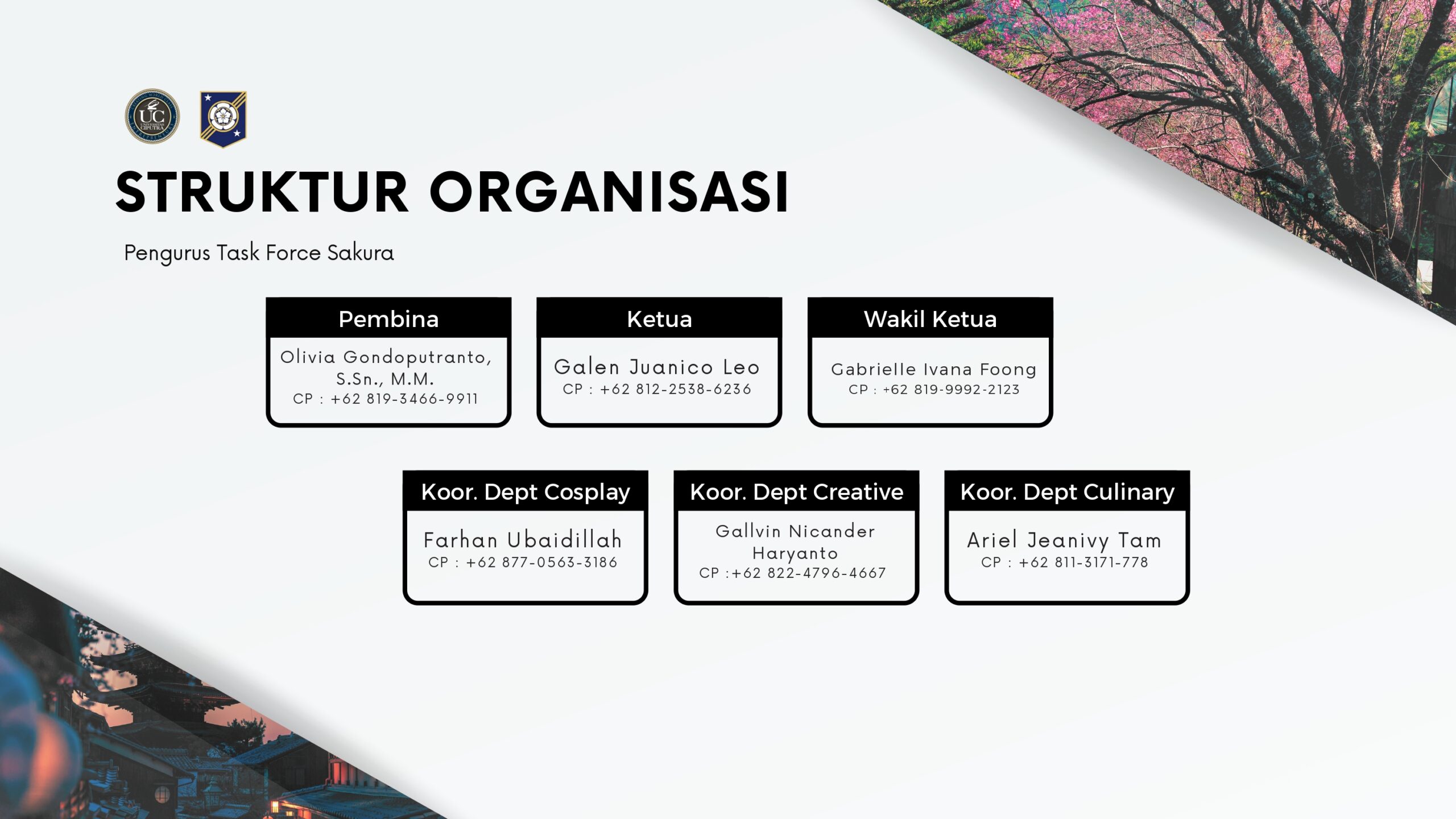 Task Force Sakura – UKM - Student Affairs Universitas Ciputra