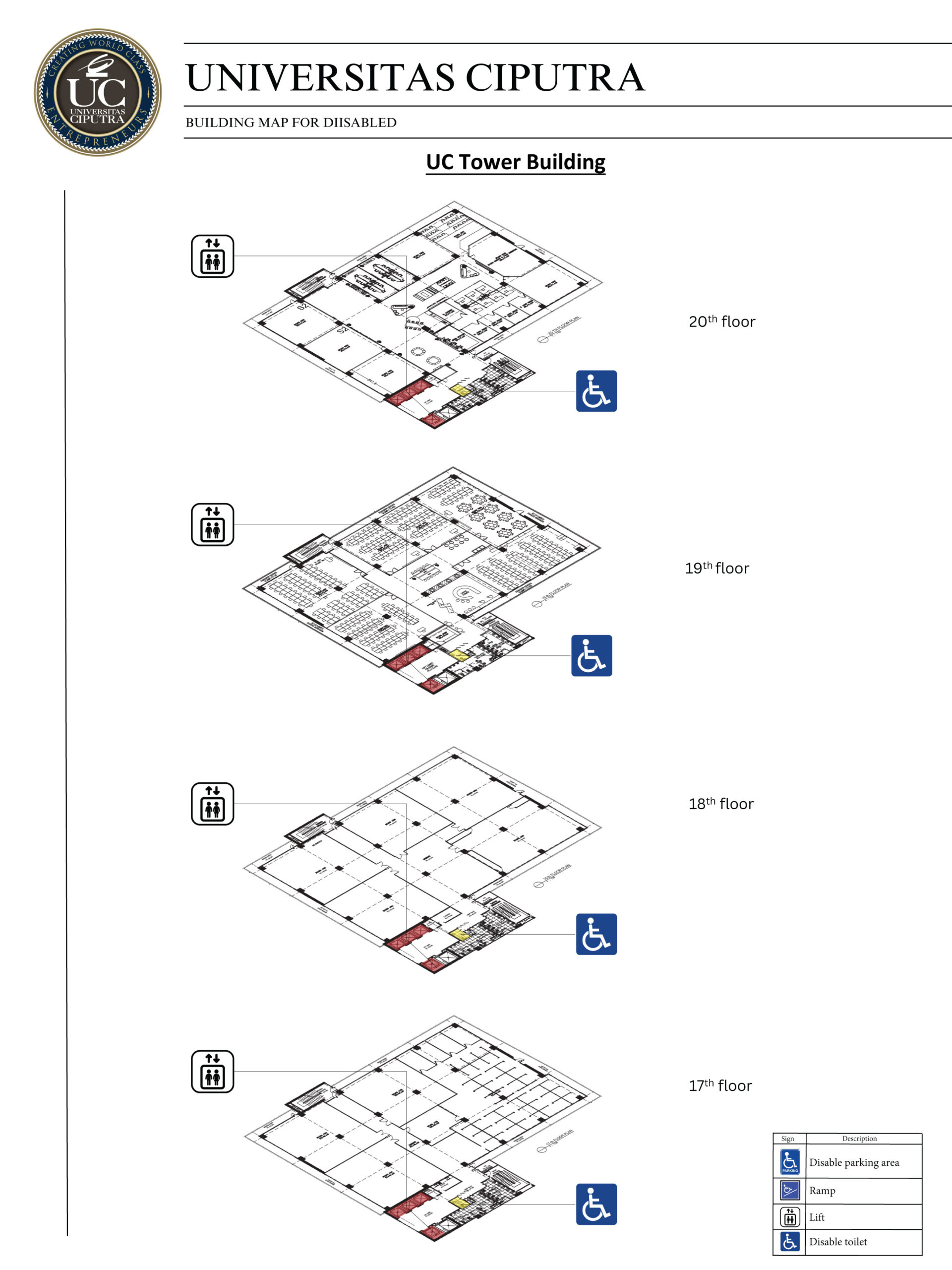 BUILDING-MAP-FOR-DISABLED2 - Universitas Ciputra